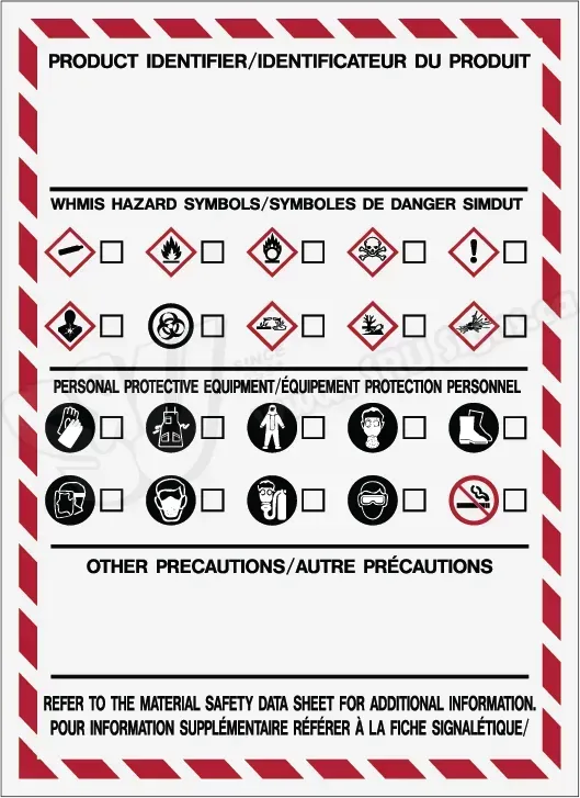 WHMIS | Stripes R Us