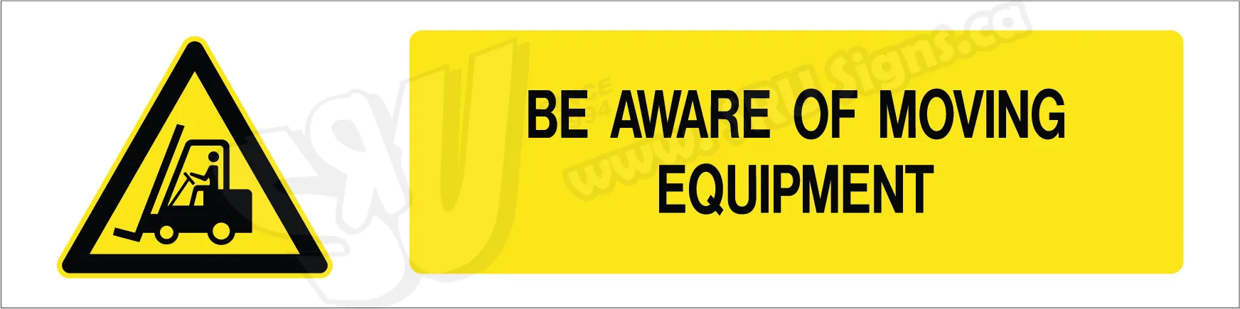 SRUEQUIP052 | Beware of Moving Equipment