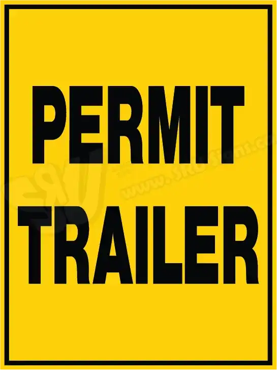 SRUFAC088 | Permit Trailer