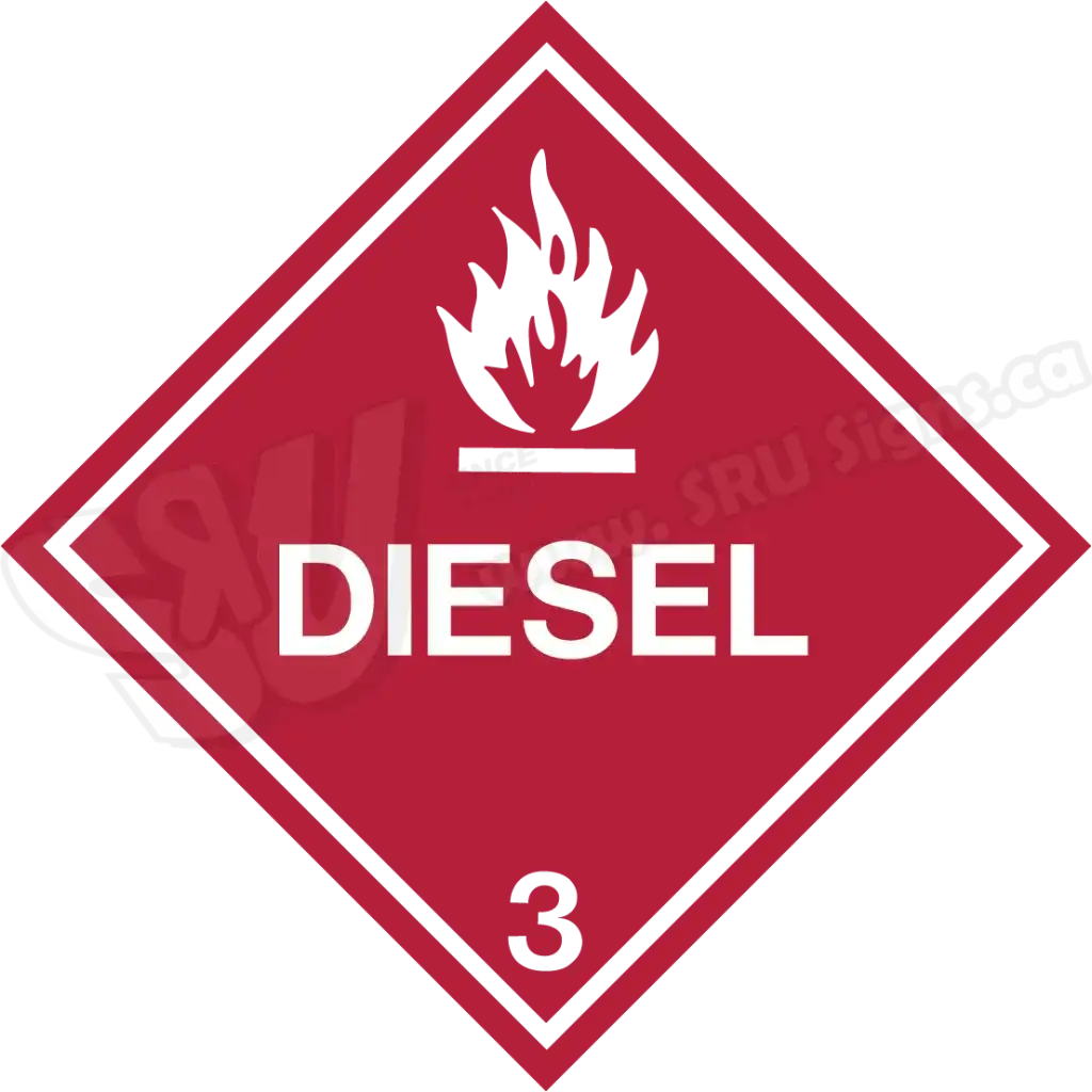 SRUPLAC004 | Flammable Diesel Class 3