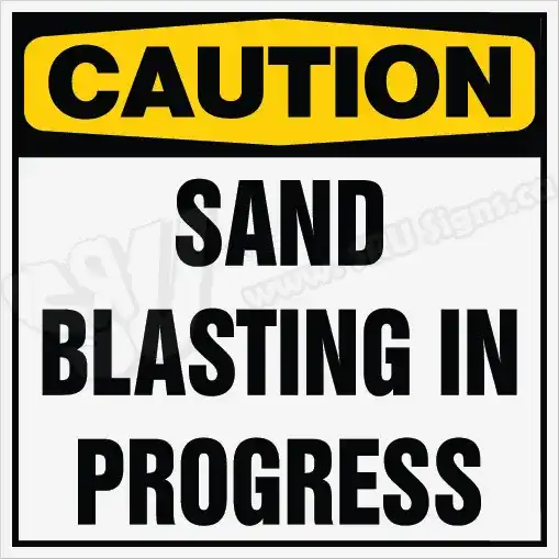 SRUCAUT244 | Sandblasting in Progress