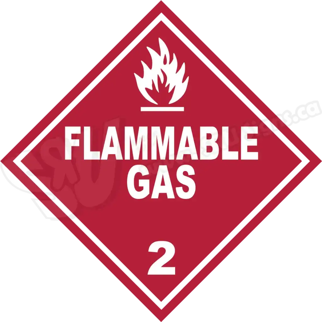 SRUPLAC015-FG | Flammable Gas Class 2