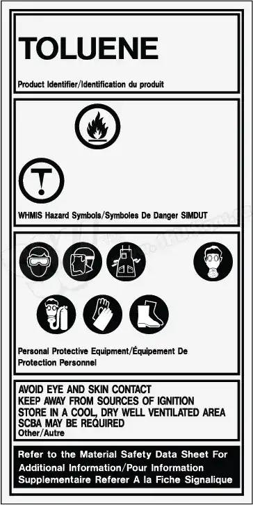 SRUWHMIS021 | Toluene