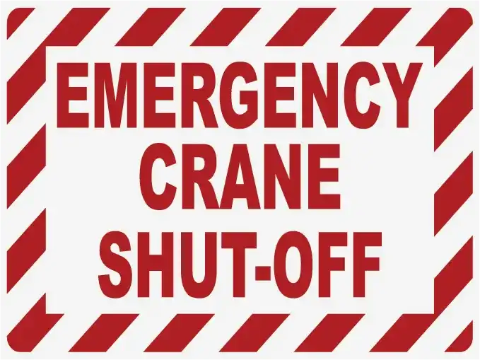 SRUFAC640 | Emergency Crane Shut off
