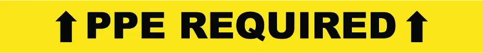 SRUPPE040 | PPE Required Floor Tape